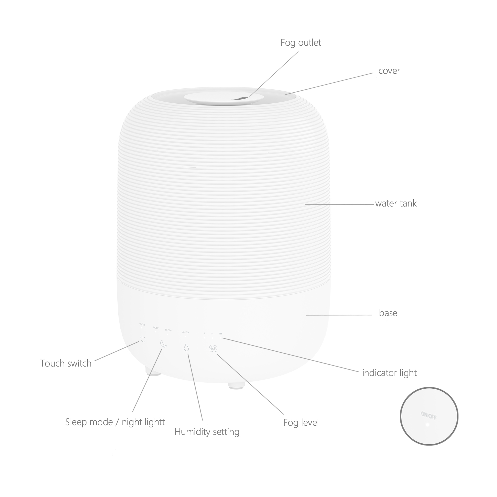 CF -2036T Cold Misty Moisturizing Moisturizer